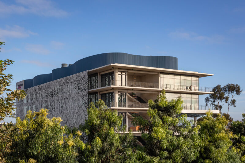 Laser-cut Sunshades Encase Office Building | Metal Construction News