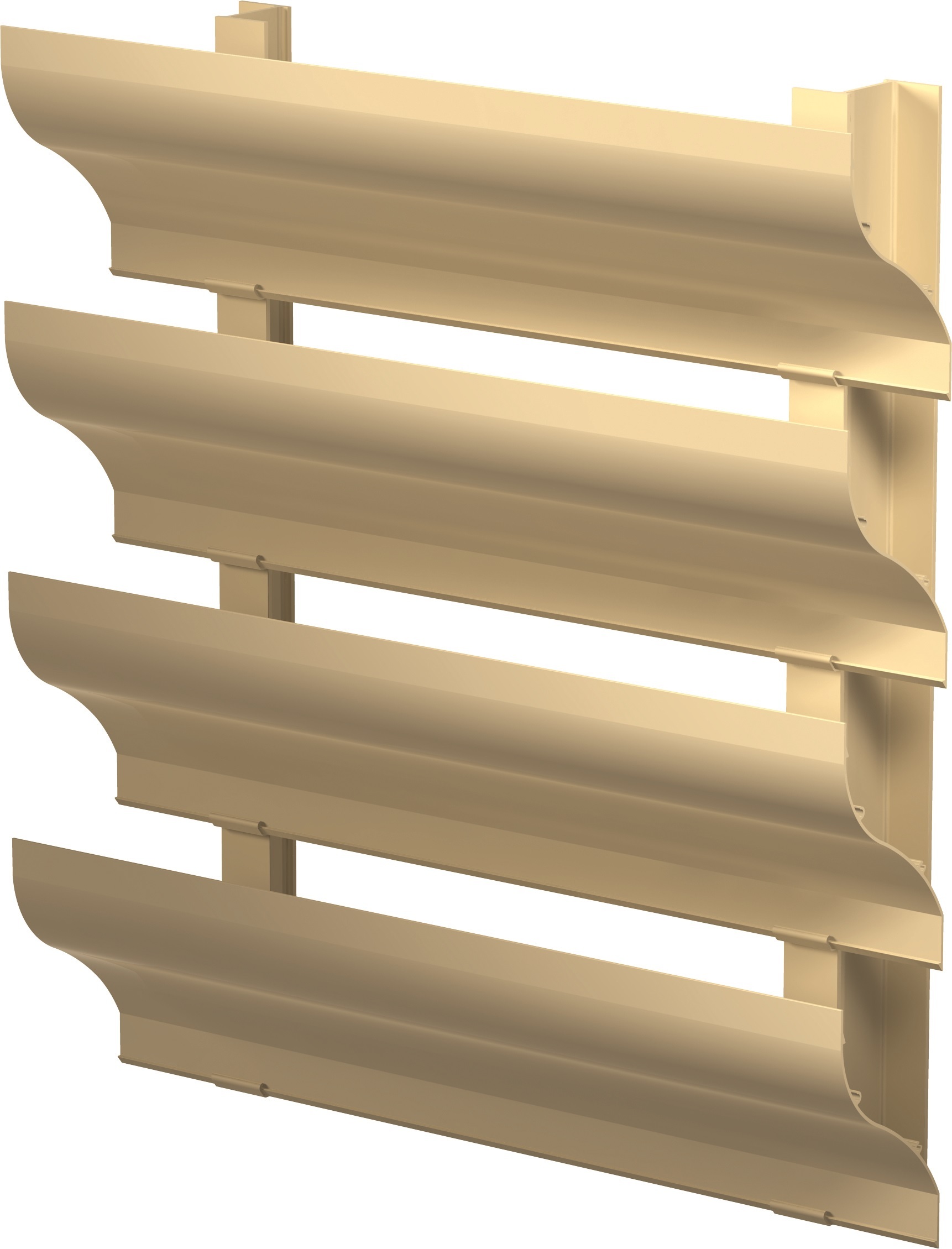 Louver screen provides visual screen, airflow - Metal Construction News