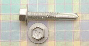 Dynamic Fasteners' #14 self-drilling Fenderhead T-5 - Metal ...